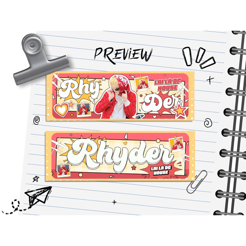 Banner giấy RHYDER CAPTAIN | Shopee Việt Nam