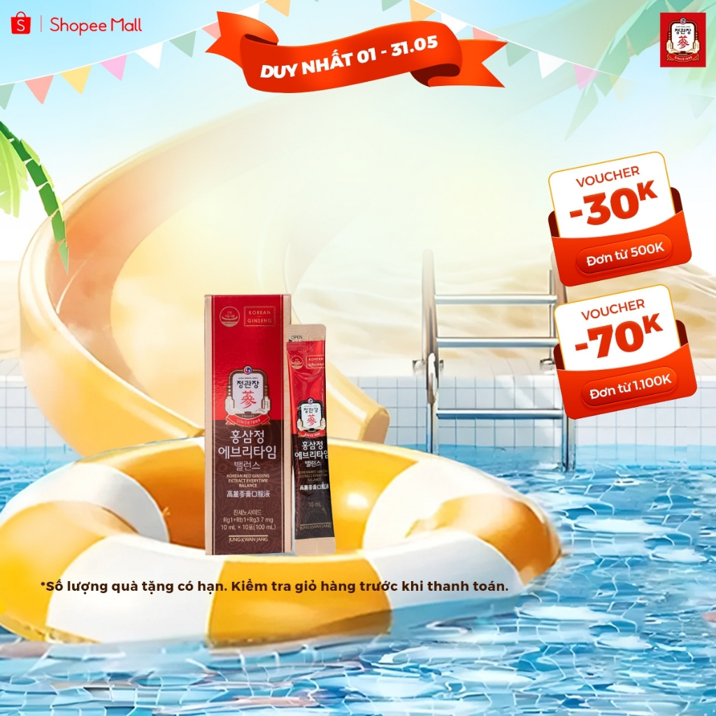 Tinh Chất Hồng Sâm Pha Sẵn KGC Jung Kwan Jang EveryTime Balance 10 gói | Shopee Việt Nam