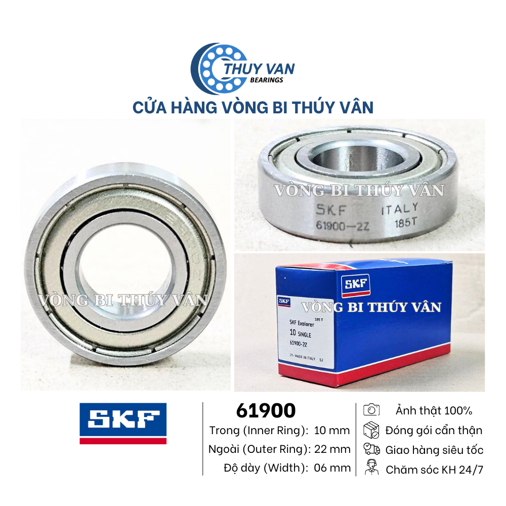 Vòng bi bạc đạn cầu hạt tròn mỏng 61900 61901 61902 61903 61905 61906 61907 61908 61909 phớt kim ...