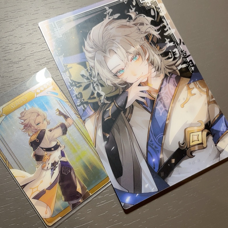 Card Metal, Pvc Albedo Genshin Impact. Nhân vật Albedo genshin impact ...