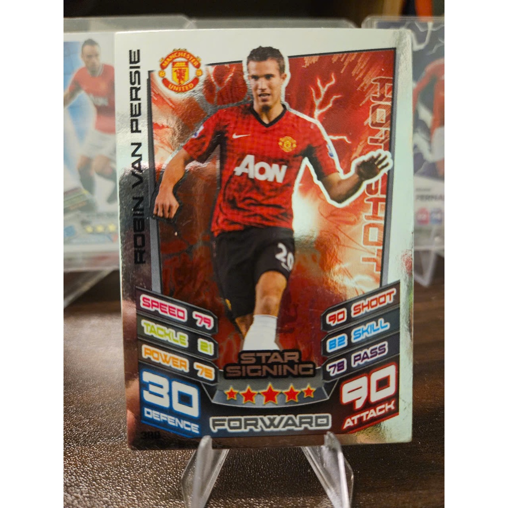 Thẻ STAR SIGNING Robin Van Persie Topps Match Attax 2012/2013 ...