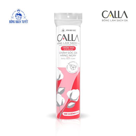 Bông Tẩy Trang Calla 120pcs - Êm ái, lành tính, an toàn cho da nhạy cảm | Shopee Việt Nam