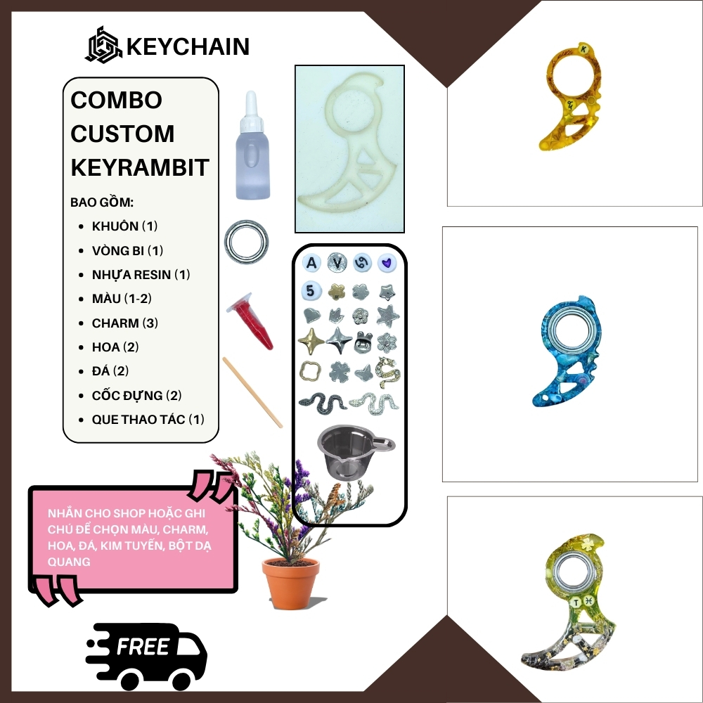 Combo Custom Keyrambit Tại Nhà Chính Hãng Keychain ( Nhắn Cho Shop Để ...