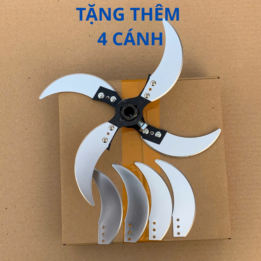 { Tặng 4 cánh dao) Dao xay đa năng 4 cánh 2 tầng, xay rau củ cho gà ...