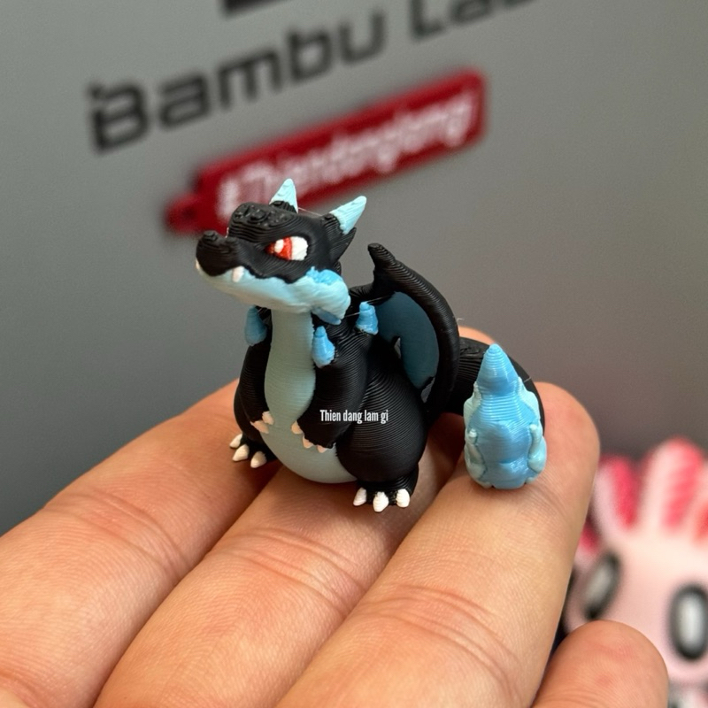 Mega Charizard | in 3D Đồ chơi Móc khoá | Toy P33 | Thiện đang làm gì ...