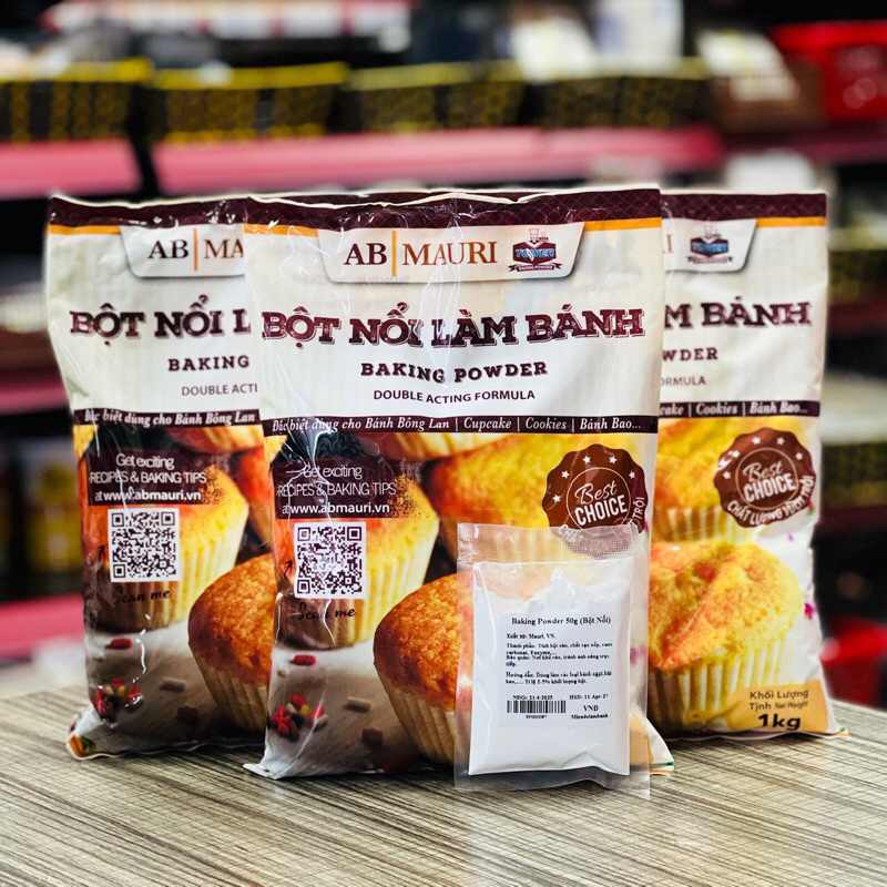 Bột nở, bột nổi Baking Powder AB Mauri 50g | Shopee Việt Nam