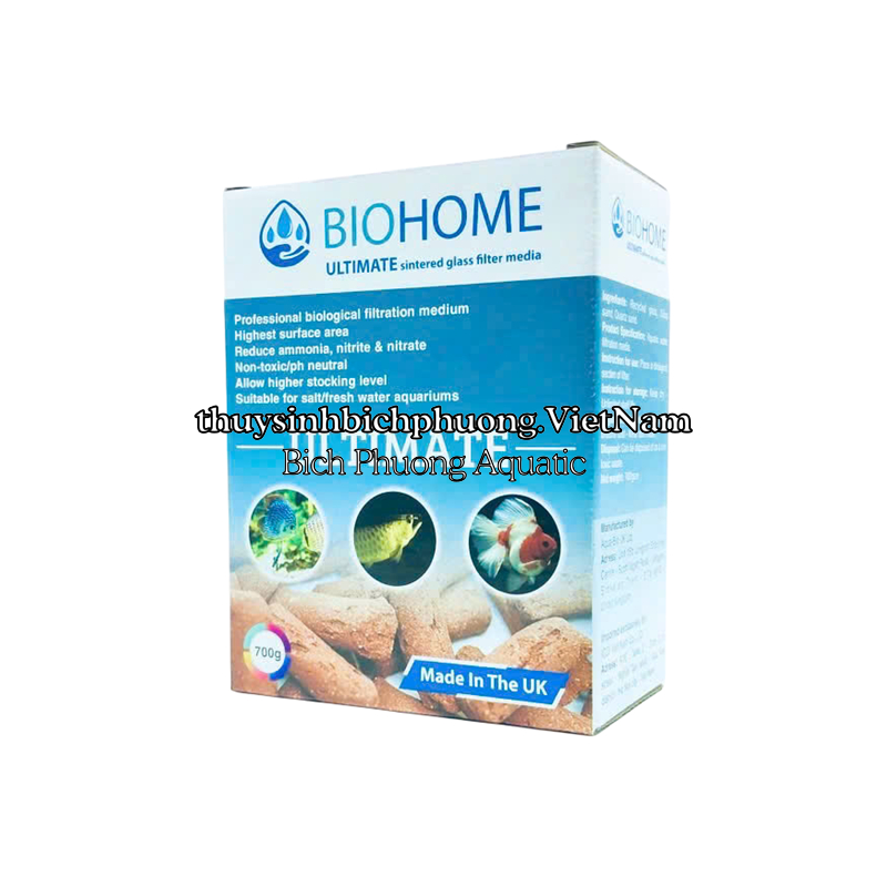 BIOHOME ULTIMATE FILTER MEDIA 700GR 2500GR - VẬT LIỆU LỌC NƯỚC NUÔI VI ...