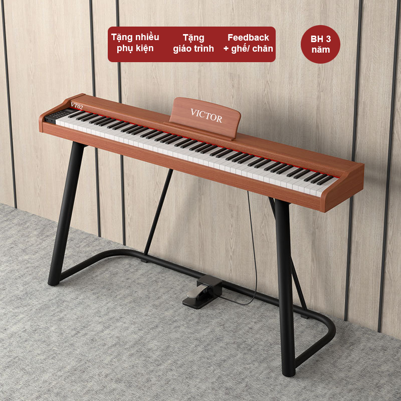 Đàn Piano VICTOR VT02 - 88 Phím - Full Phụ Kiện, Đàn Xịn, Bền Đẹp Chắc ...
