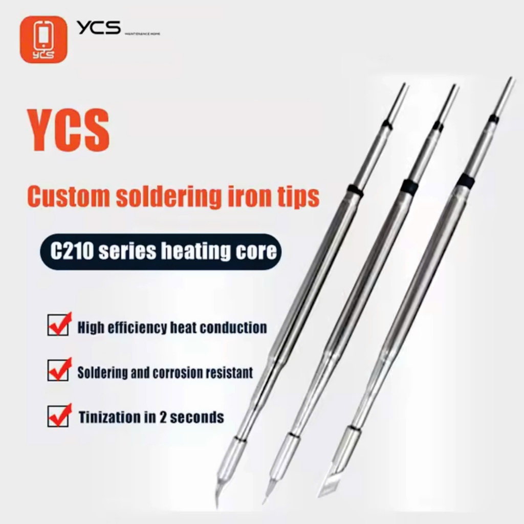 Mũi hàn C210 YCS Yang Chang Sun ( Cong - Cắt - Thẳng nhọn ) | Shopee ...