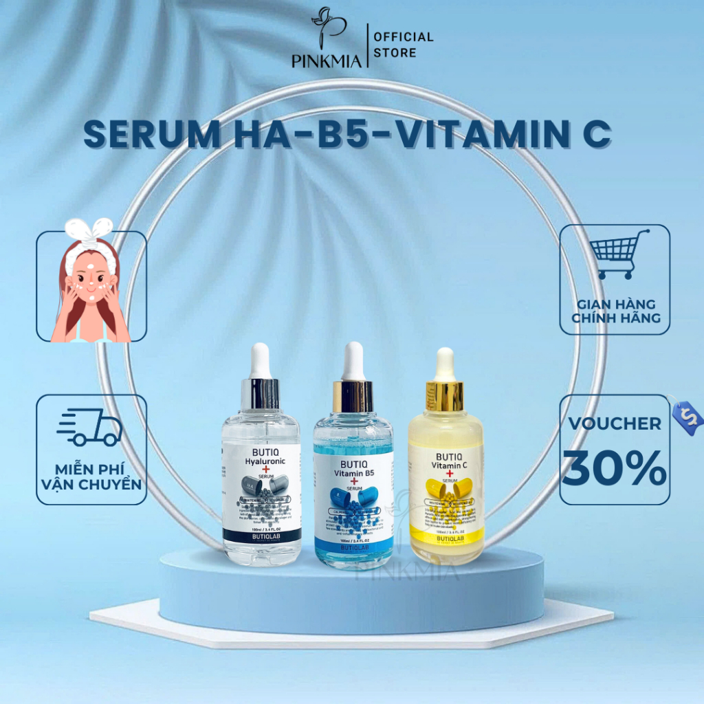 (Chính Hãng) Serum B5 ButiQ, Serum HA ButiQ, Serum Vitamin C ButiQ Hàn ...