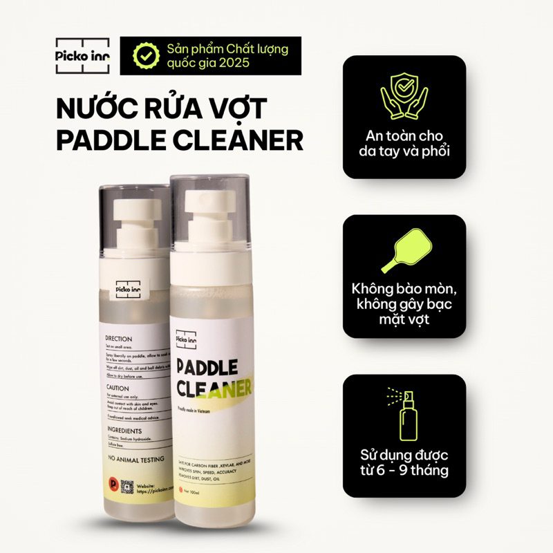 Picko inn - Nước rửa vợt Pickleball PADDLE CLEANER | Shopee Việt Nam