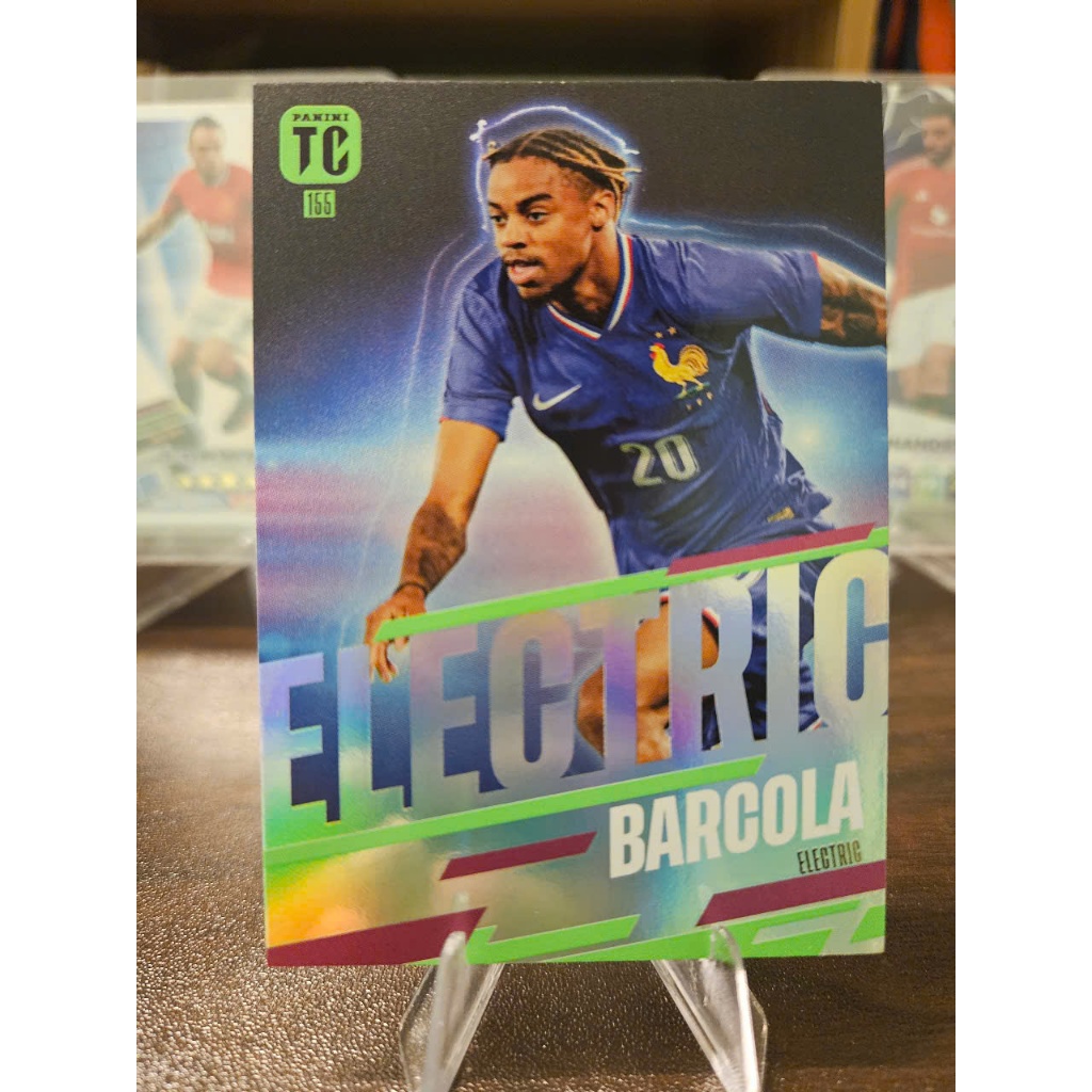 Thẻ ELECTRIC Bradley Barcola Panini Top Class Pure Football 2025 ...