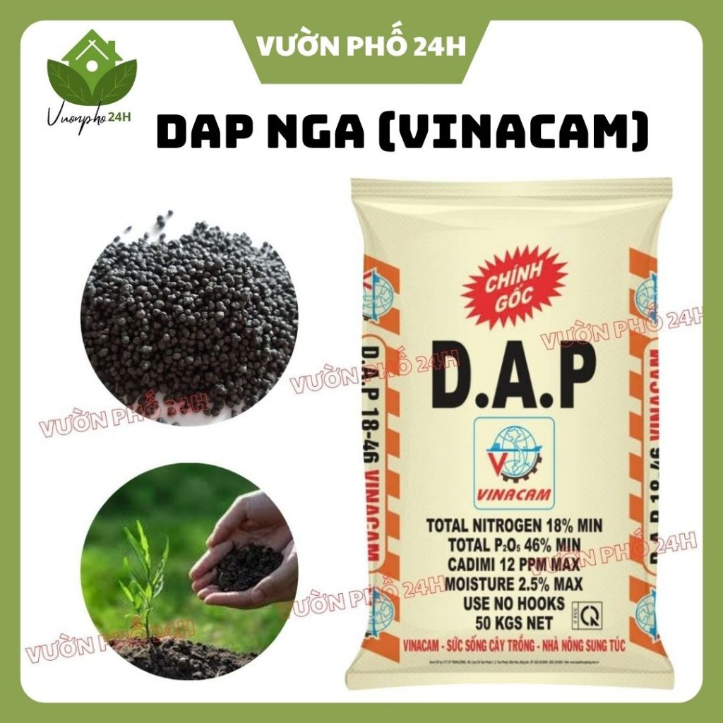 Phân bón DAP Nga VINACAM chuyên cho cây rau, cây ăn trái, cây cảnh ...