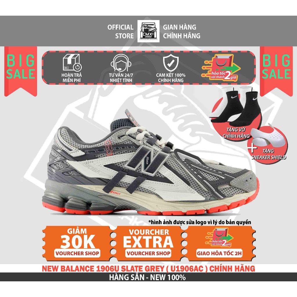 [ HÀNG CHÍNH HÃNG ] Giày New Balance 1906A SLATE GREY ( 𝐔𝟏𝟗𝟎𝟔𝐀𝐂 ...