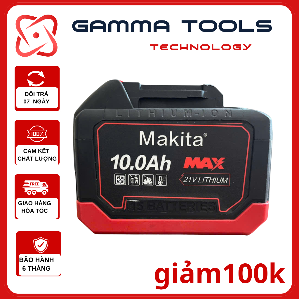 Pin 15 Cell Makita Chân Pin Phổ Thông M21 Có Đèn Báo Pin Dòng Xả Cao ...