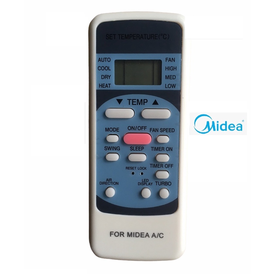 REMOTE ĐIỀU KHIỂN ĐIỀU HÒA MIDEA 1 VÀ 2 CHIỀU INVERTER CÓ CHẾ ĐỘ TURBO ...