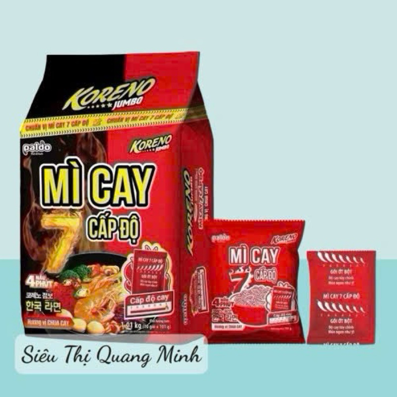 Combo 5 - 10 - 20 Gói Mì Koreno Jumbo Mì Cay 7 Cấp Độ – Thách Thức Vị ...