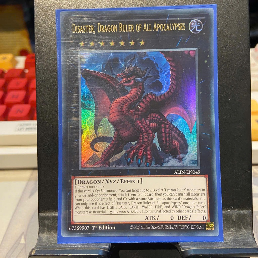 [ Bài Yugioh Chính Hãng ] Disaster, Dragon Ruler of All Apocalypses ...