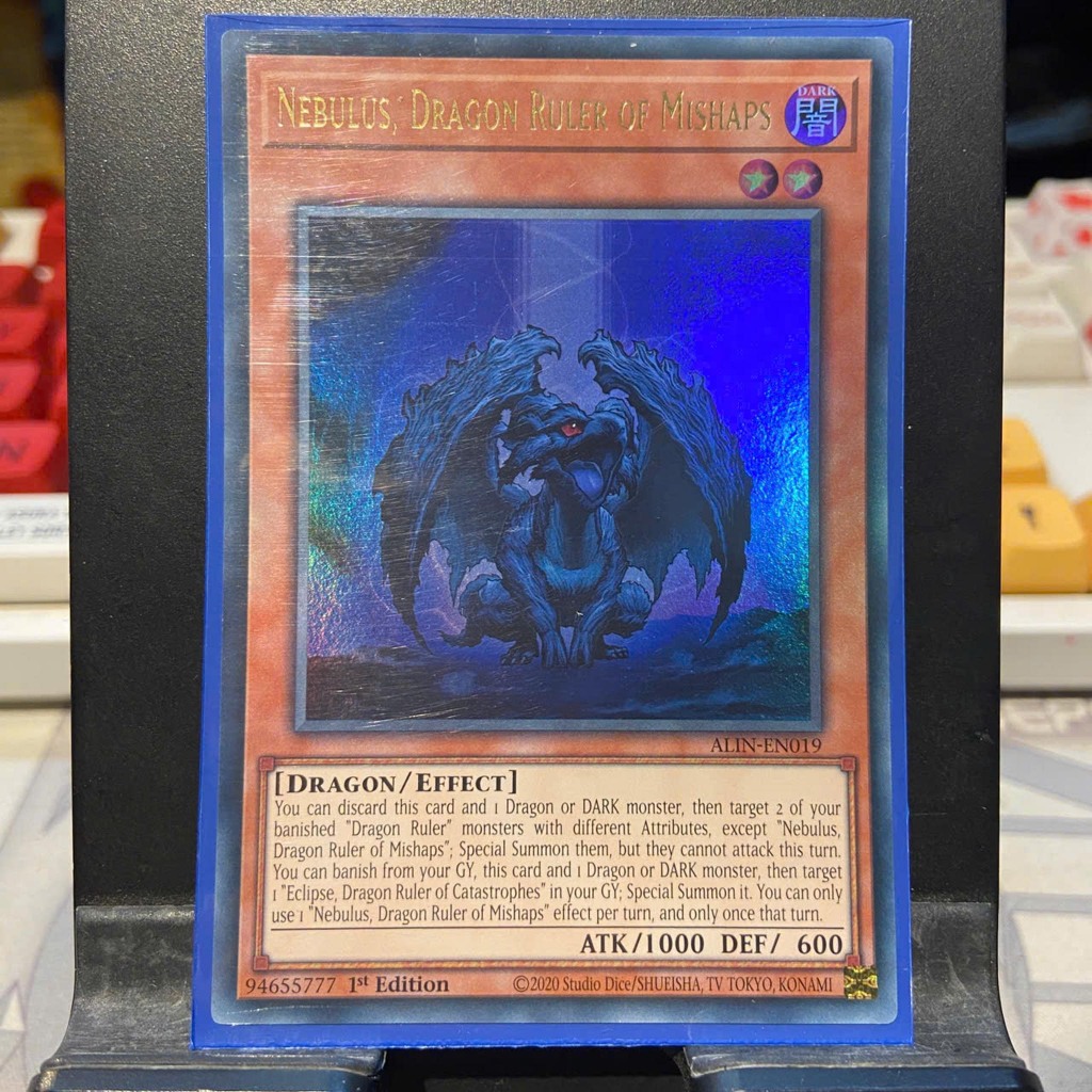 [ Bài Yugioh Chính Hãng ] Nebulus, Dragon Ruler of Mishaps - ALIN-EN019 ...