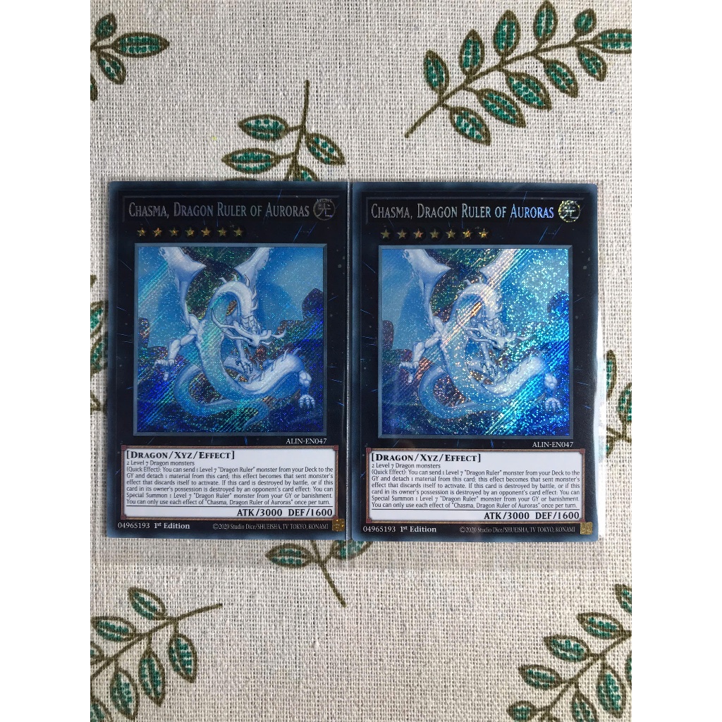 [LiLy_Yugioh] [EN-AE] Lá bài ALIN-EN047 “Chasma, Dragon Ruler of ...