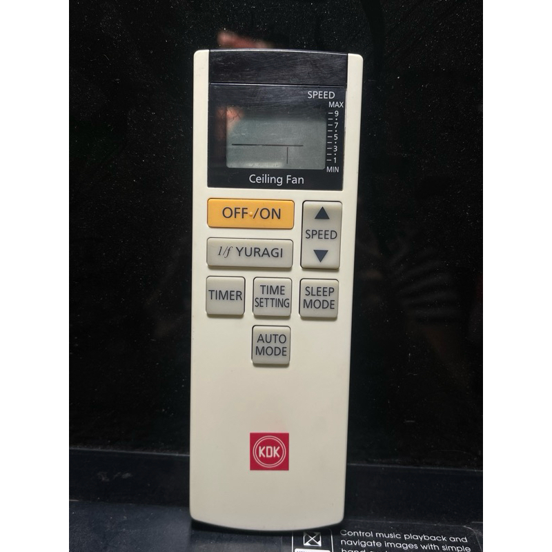 điều khiển quạt trần 5 cánh KDK T60AW chính hãng zin theo quạt | Shopee ...