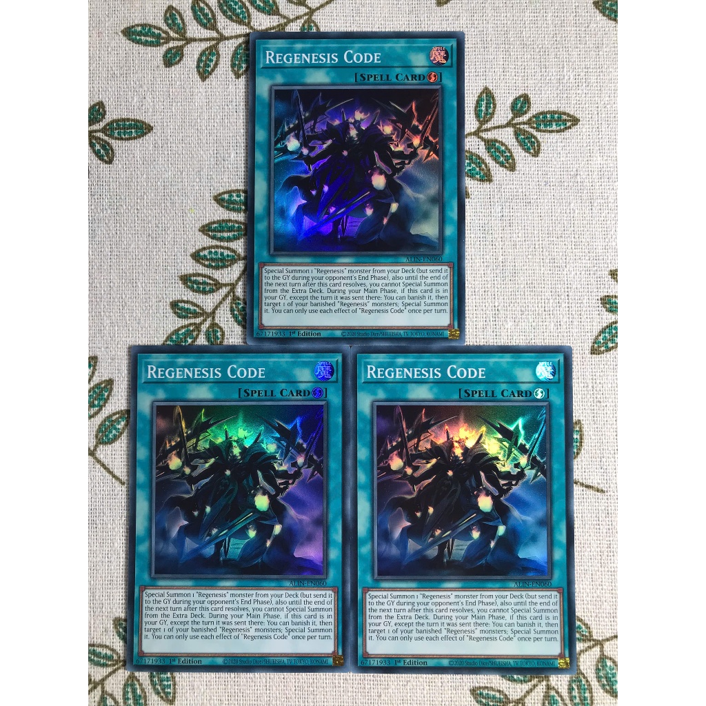 [LiLy_Yugioh] [EN-AE] Lá bài ALIN-EN060 “Regenesis Code” -ALIN-AE060 ...