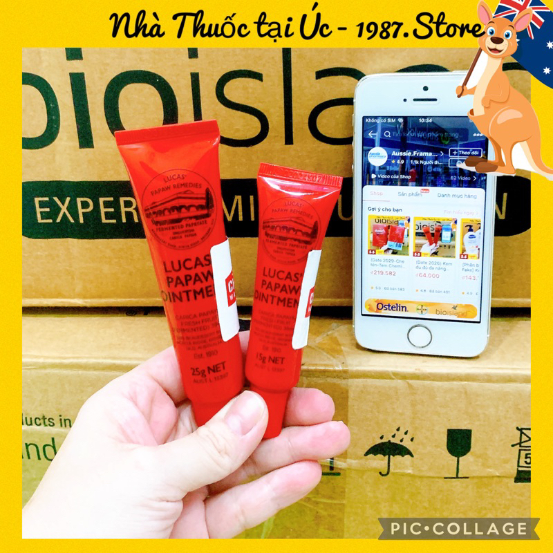 [Phân biệt Fake][2027] Kem đu đủ đa năng Lucas Papaw Ointment 25g / 75g ...