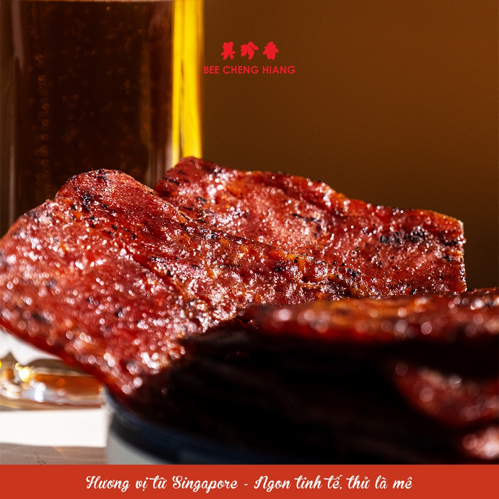 Bò miếng nướng Bee Cheng Hiang 300g - Sliced Beef - Bakkwa Singapore ...