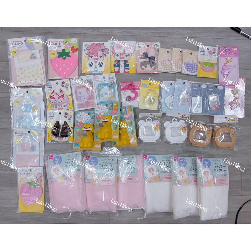 Thảm daiso, phụ kiện trang trí doll, lookup, đồ nhật bản xinh xắn ...