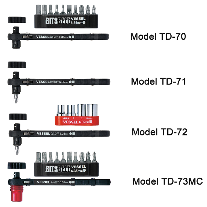 Bộ tô vít trượt đa năng No.TD-(70/71/72/73MC) Vessel - Nhật Bản | Shopee Việt Nam