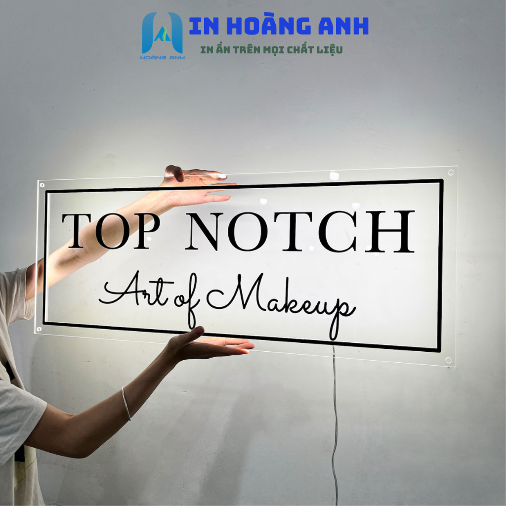 BẢNG HIỆU LOGO MICA, IN THEO YÊU CẦU, LED HẮT SÁNG | Shopee Việt Nam