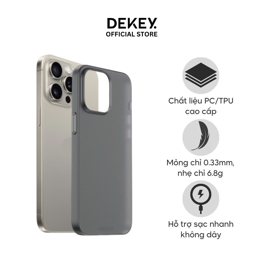 [NEW ARRIVAL] Ốp Lưng DEKEY Power Pioneer Invisible Cao Cấp Siêu Mỏng ...