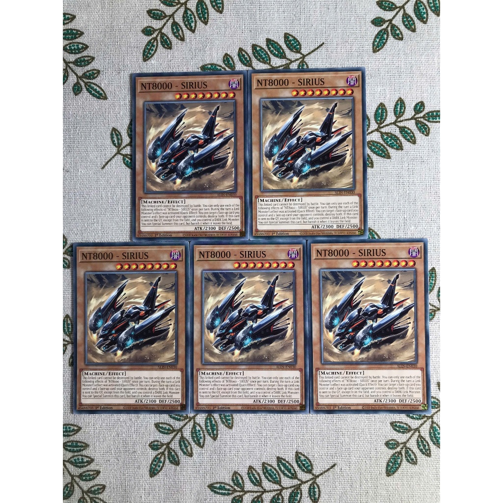 [LiLy_Yugioh] Lá bài ALIN-EN030 “NT8000 - SIRIUS" Common | Shopee Việt Nam