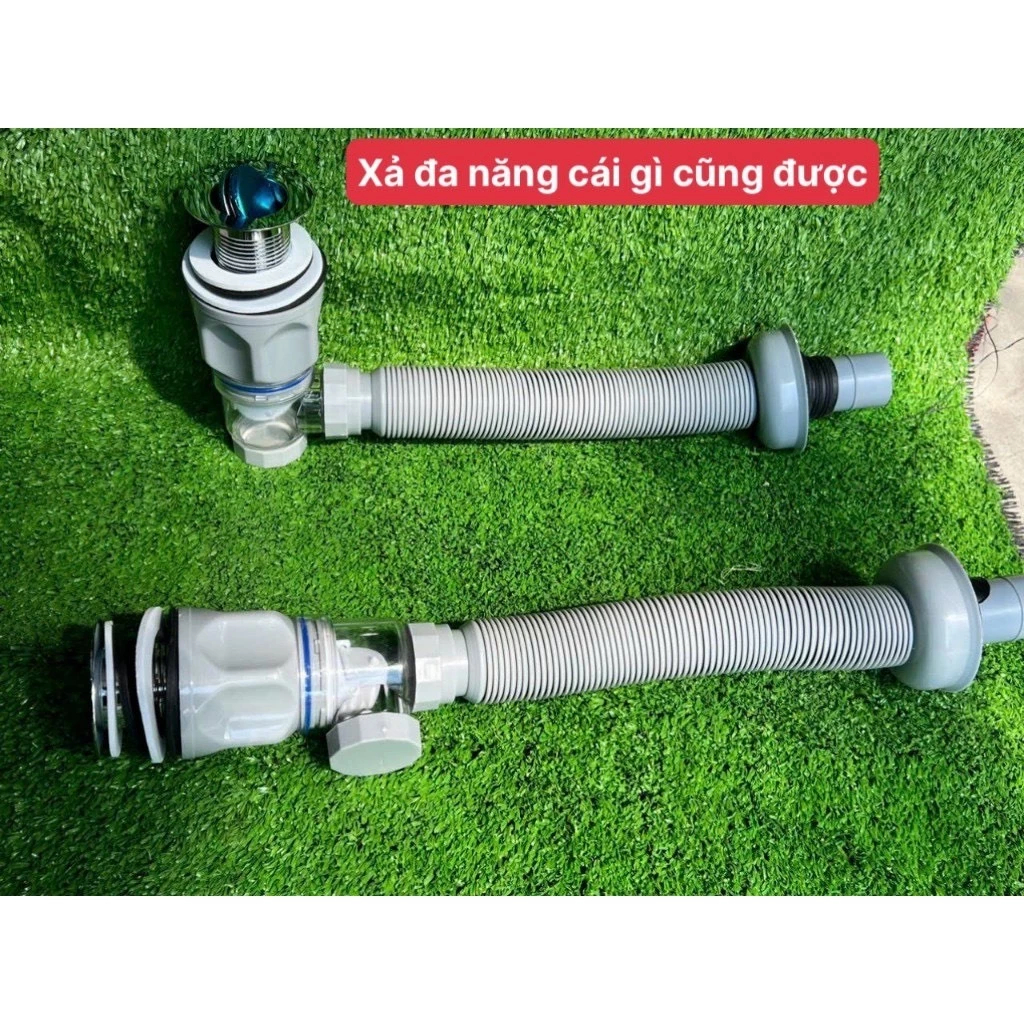 Xi phông thoát nước chậu rửa mặt đa năng, Xiphong Xả Đa Năng, 2 kiểu ...