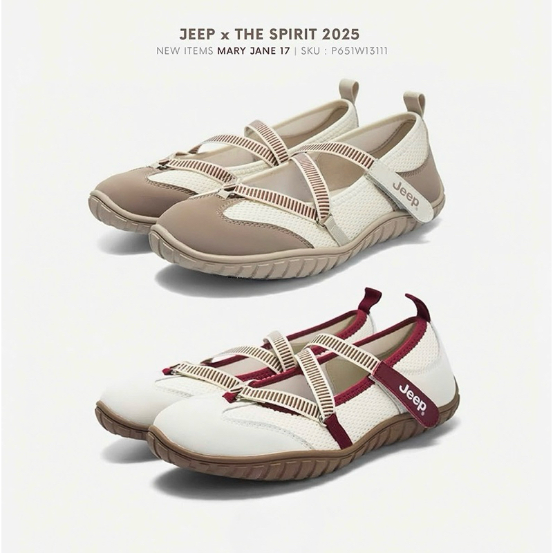 [ CHÍNH HÃNG ] Giày Jeep Mary Jane x The Spirit 2025 | Shopee Việt Nam