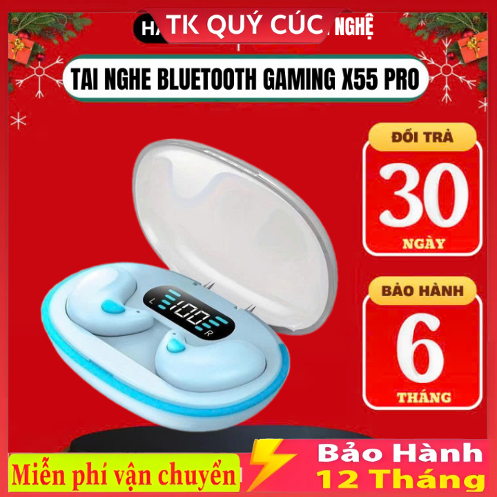 Tai Nghe Không Dây X55 / F9 / M10 / KY8 PRO Bluetooth Màn Hình LED Tai ...