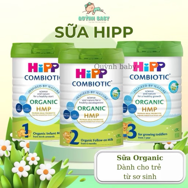 Sữa Hipp Organic Combiotic Hỗ Trợ Tiêu Hóa Tăng Chiều Cao Cho Trẻ Lon 800g | Shopee Việt Nam