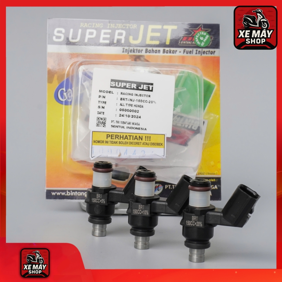 Kim phun BRT dành cho xe Honda 150cc - Loại kim phun +5% / +10% / +20% ...