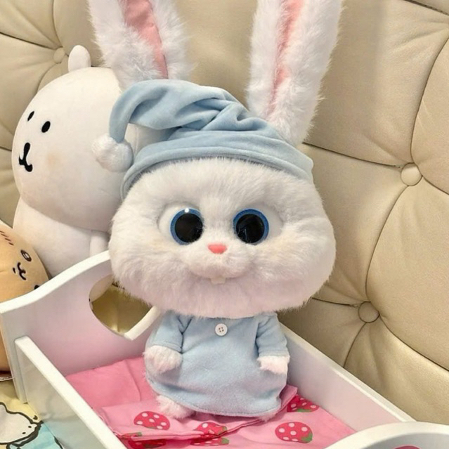 Thỏ Snowball Mặc Đồ Ngủ 50cm Cầm Cà Rốt 🐰 Gấu Bông Hoạt Hình Zootopia ...