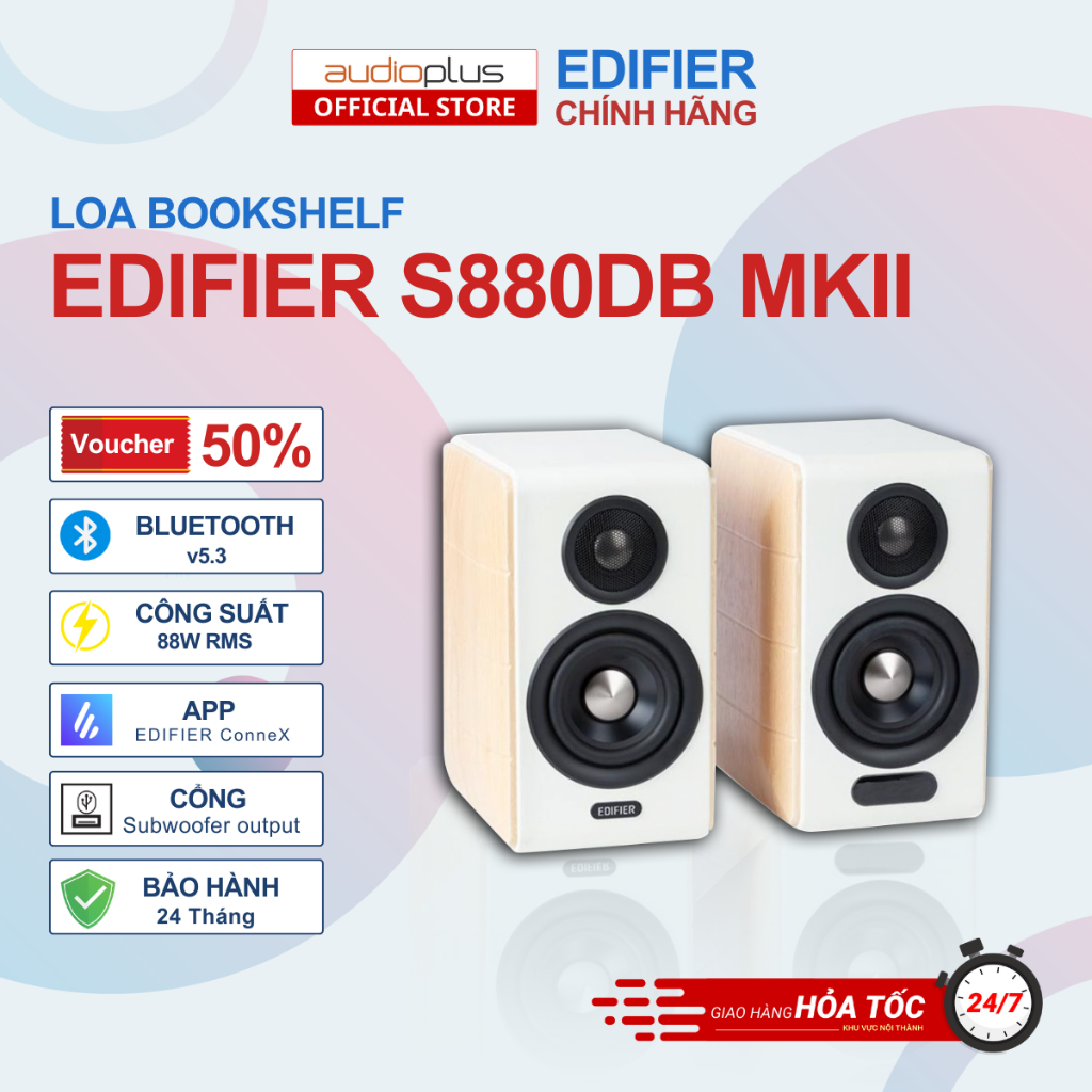 Loa EDIFIER S880DB MKII - Công suất 88W - Bluetooth V5.3 - Điều khiển ...