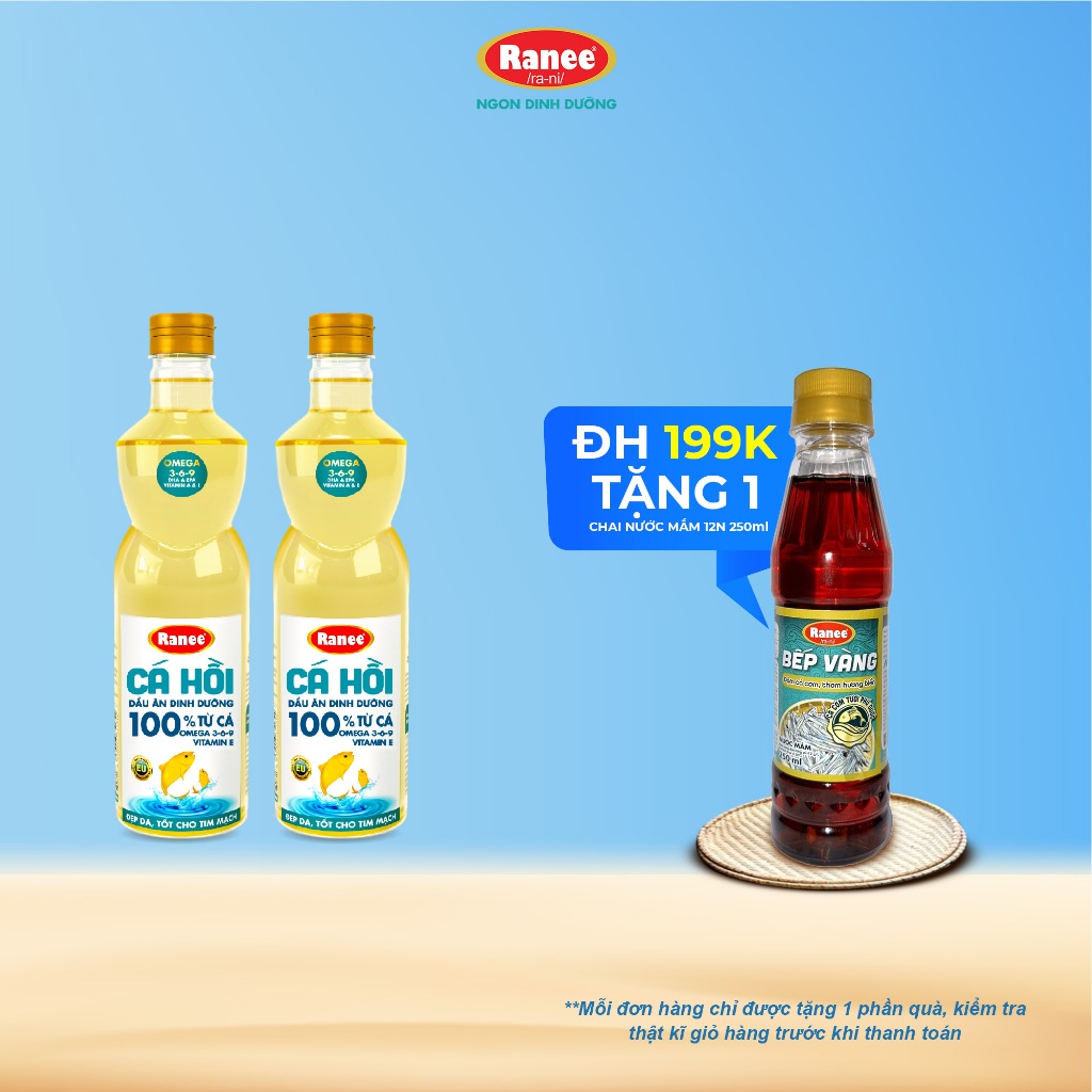 Combo 2 chai dầu ăn Ranee Cá Hồi 950ml hoặc 1 lít (950ml/chai - 1 lít x 2 chai) | Shopee Việt Nam