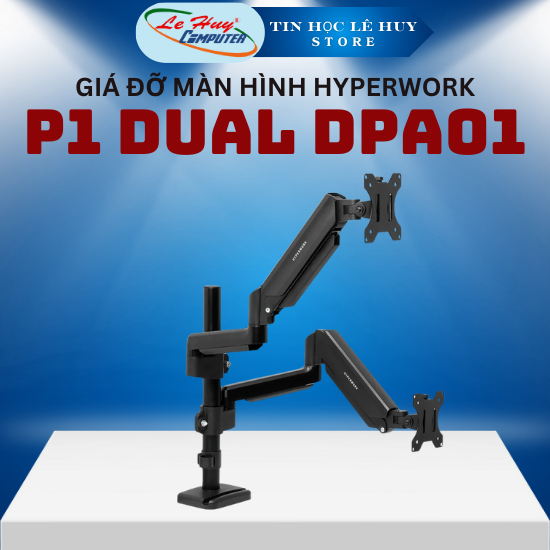 Giá Đỡ Màn Hình Cột HyperWork P1 Dual DPA01 | Shopee Việt Nam