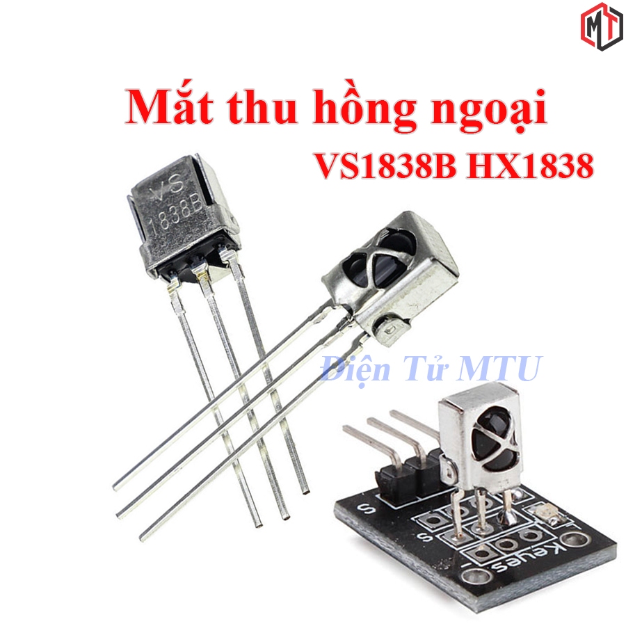 Cảm biến , Mắt thu hồng ngoại VS1838B HX1838B (IR Receiver) | Shopee Việt Nam