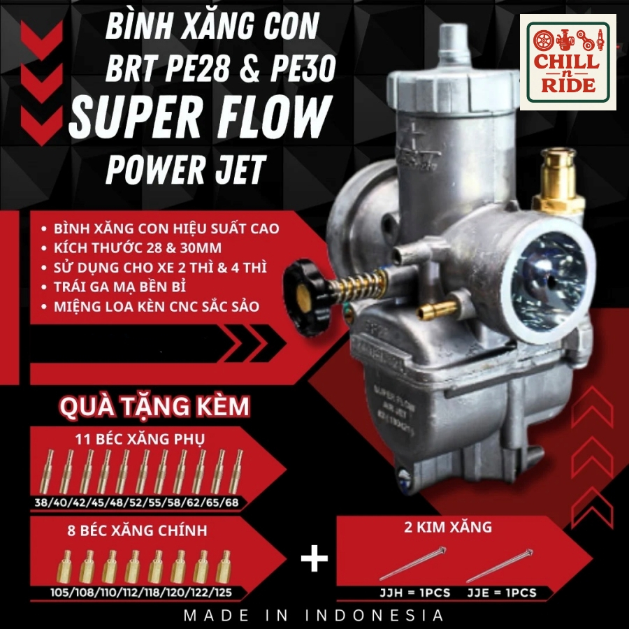 Bình xăng con Bông mai BRT - Pe28 / Pe30 - Bình xăng trái ga tròn BRT | Shopee Việt Nam