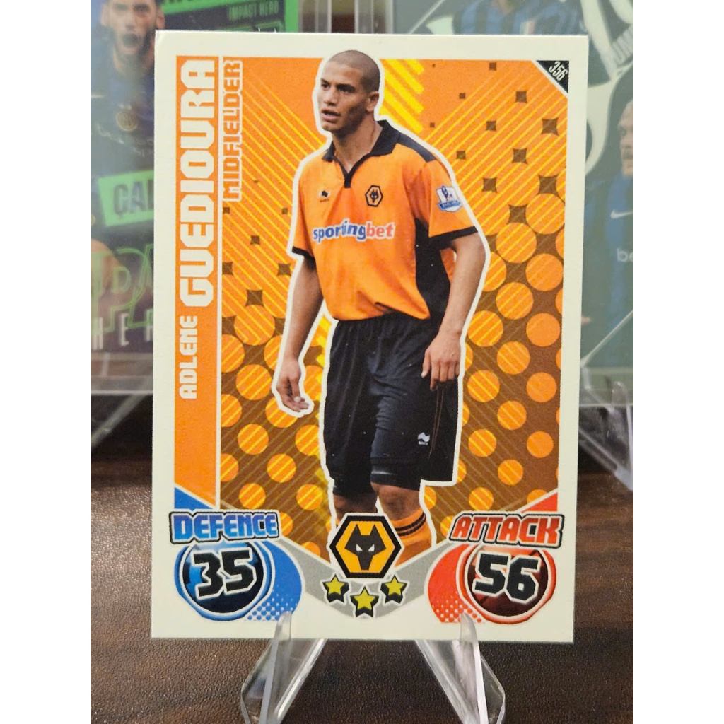 Thẻ Adlene Guedioura Topps Match Attax 2010/2011 (Wolves) (10/11 ...