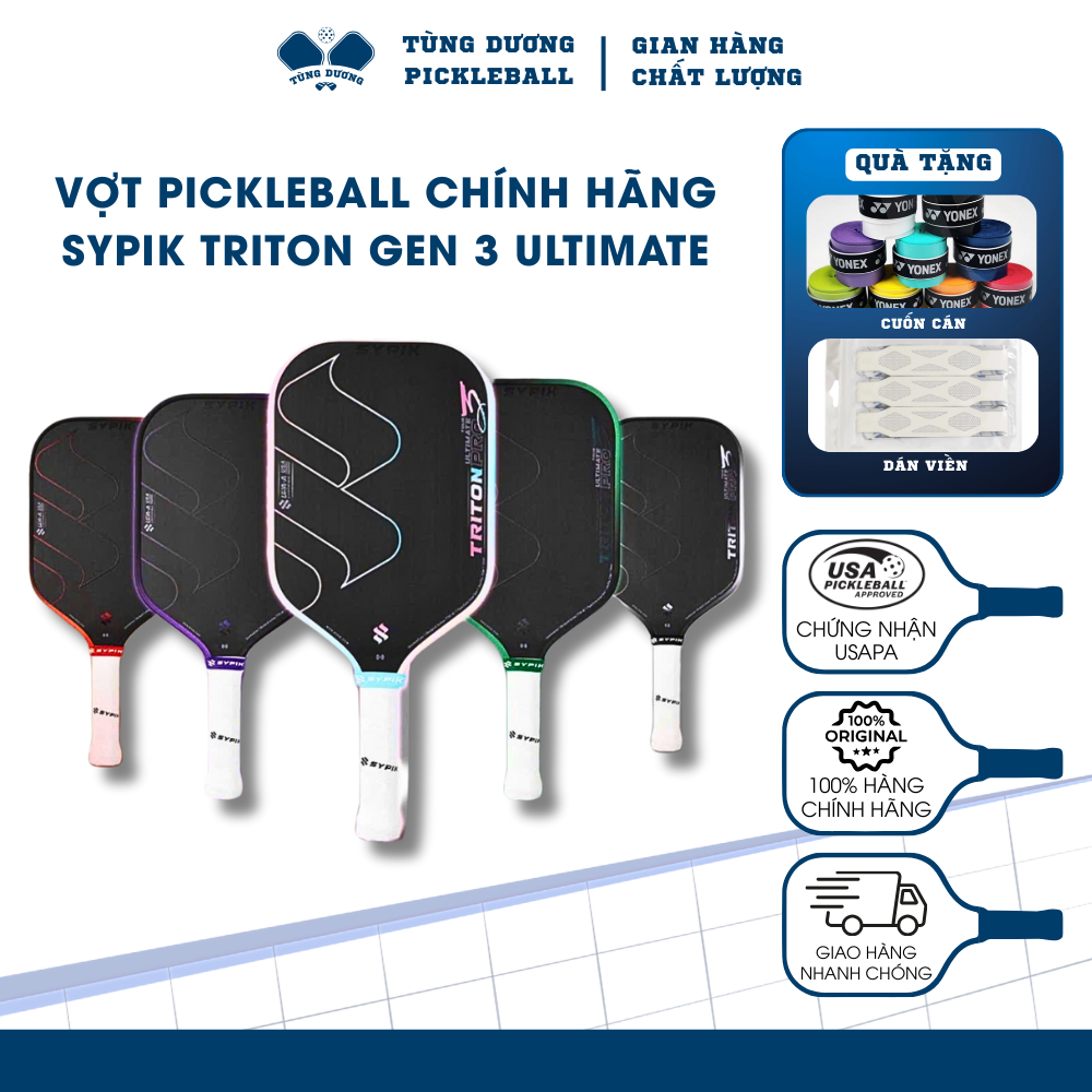 Vợt Pickleball Sypik Triton Pro Ultimate Gen 3 Chính Hãng - Sypik Việt ...