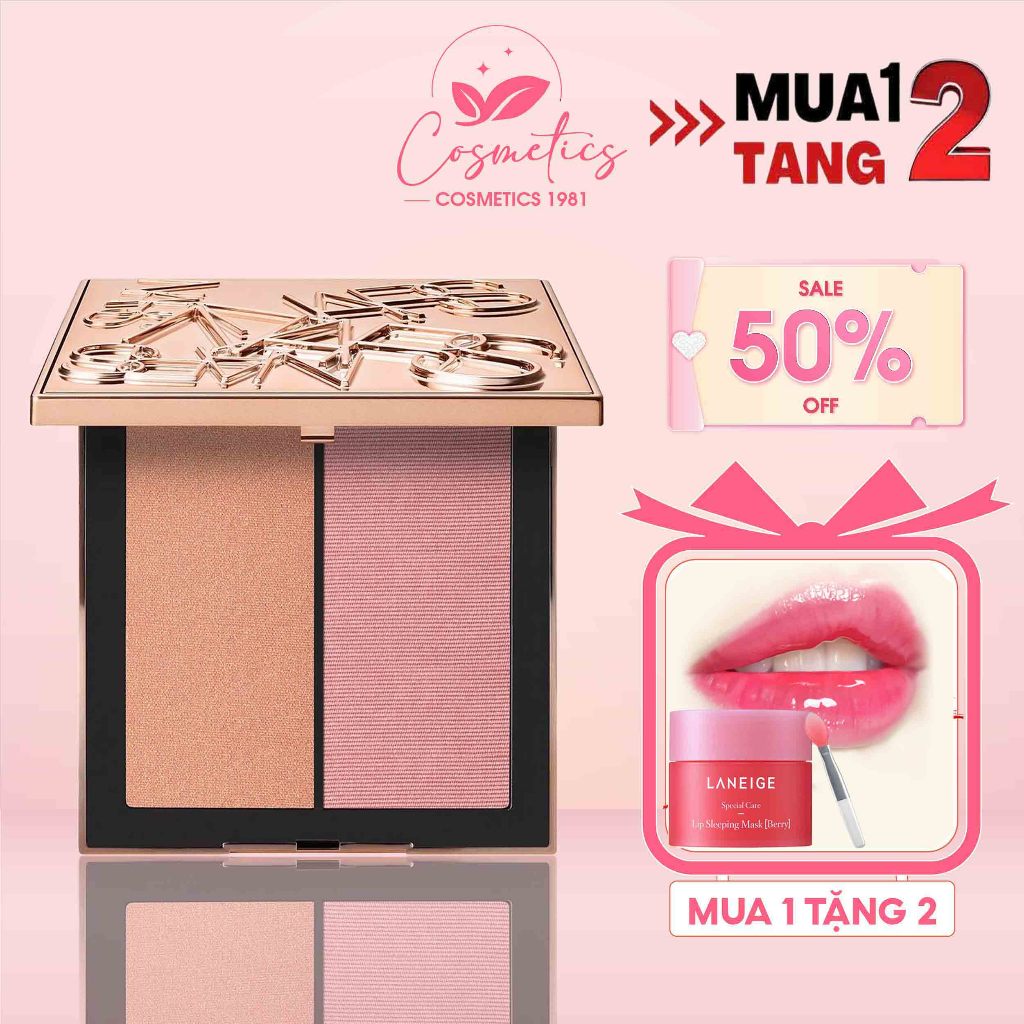 Phấn Má Nars 2 Tông Hồng Đào + Cam Trẻ, Hộp To 9.5g, Phấn Tạo Khối Phiên Bản Giới Hạn | Shopee ...