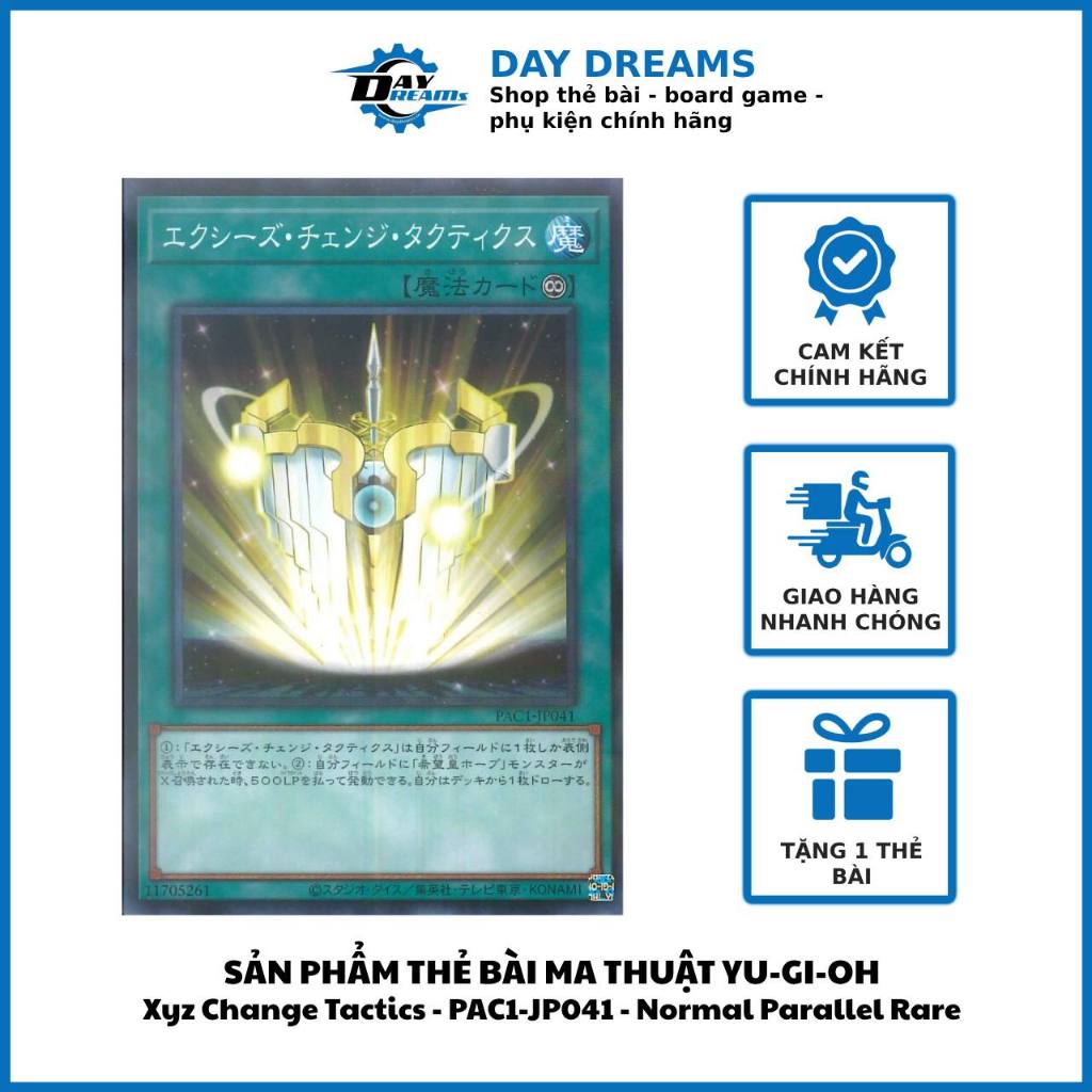 THẺ BÀI YUGIOH CHÍNH HÃNG: Xyz Change Tactics - PAC1-JP041 - Normal Parallel Rare | Shopee Việt Nam
