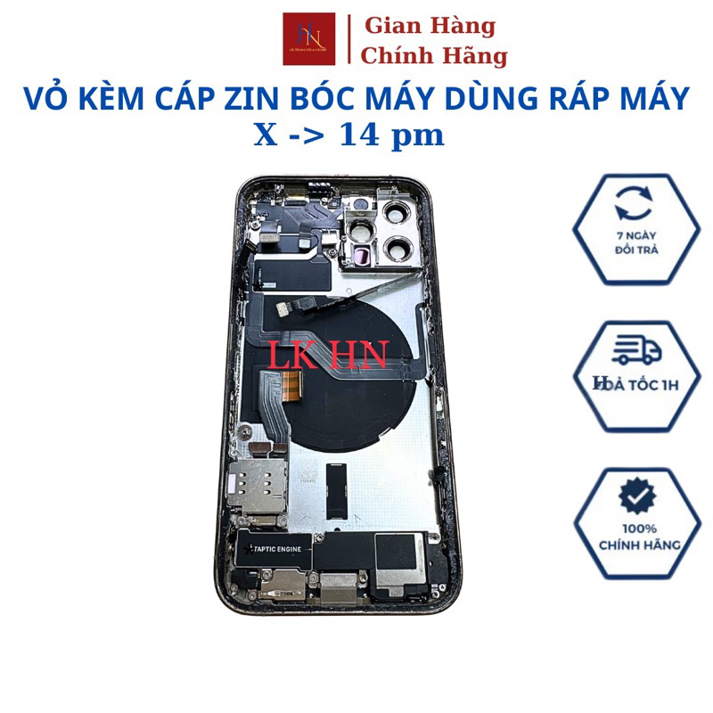 Vỏ Kèm Cáp ZIN BÓC MÁY Dành Cho Seri X X s X r Xm 11 12 13 14 Dùng Ráp ...