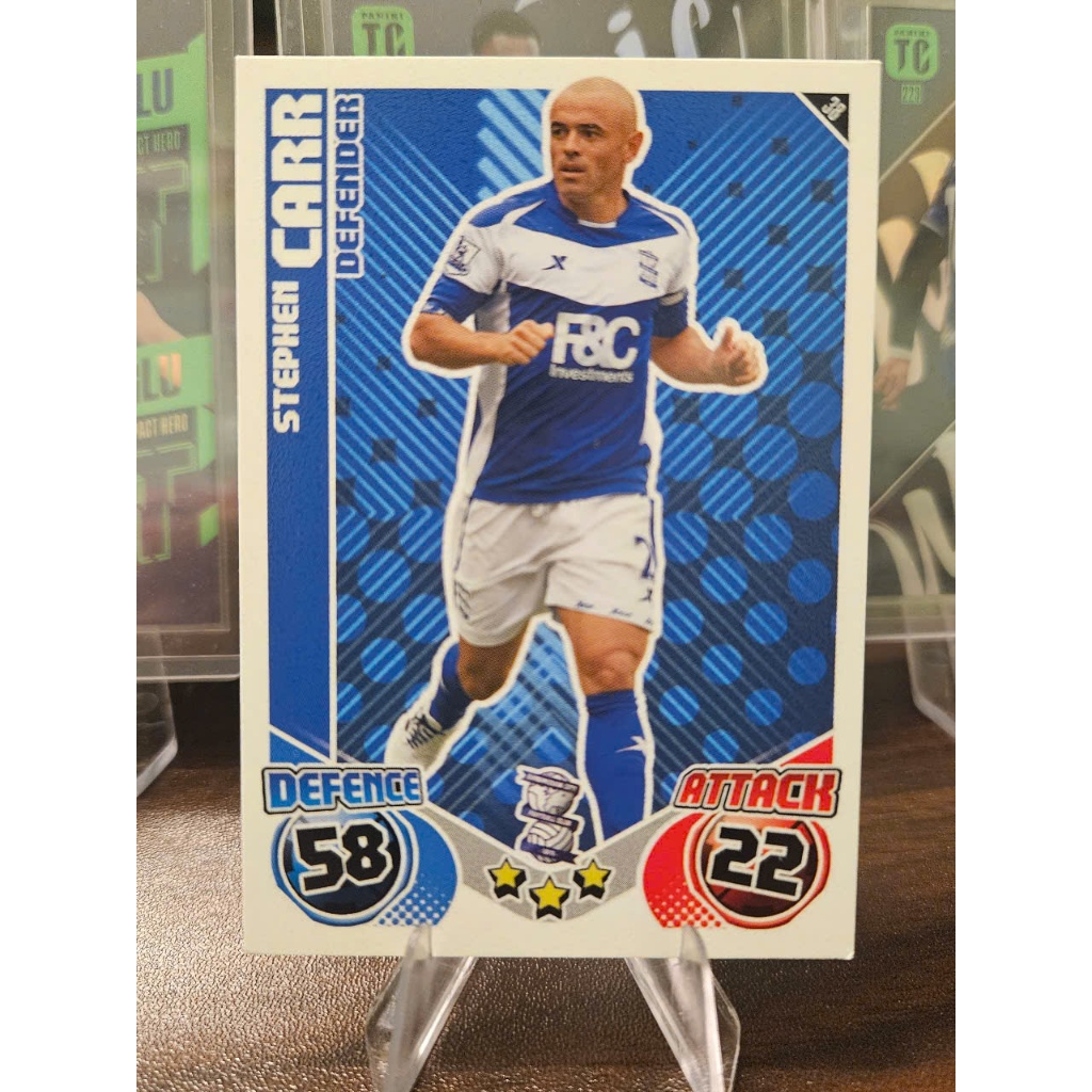 Thẻ Stephen Carr Topps Match Attax 2010/2011 (Birmingham City) (10/11 ...